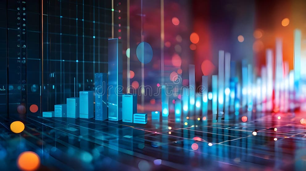 Online Marketing Data Analysis Concept with Chart Graph and Digital ...