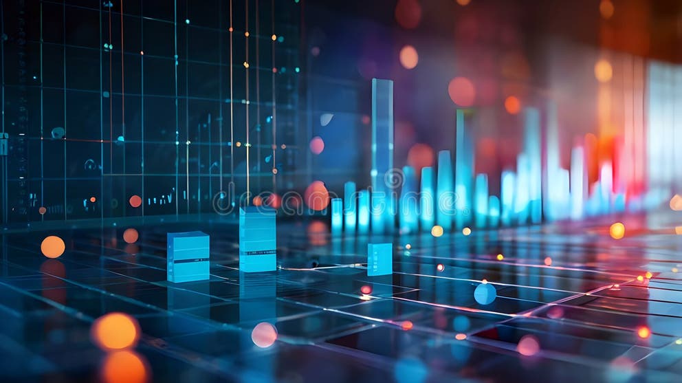 Online Marketing Data Analysis Concept with Chart Graph and Digital ...