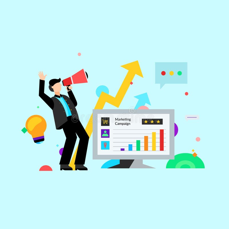 Illustrations Creative Vector To Capture Consumer Attention Engagement ...