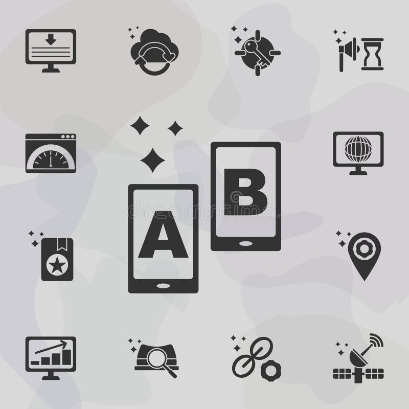 Online Marketing, Testing Icon. Universal Set of Online Marketing for ...