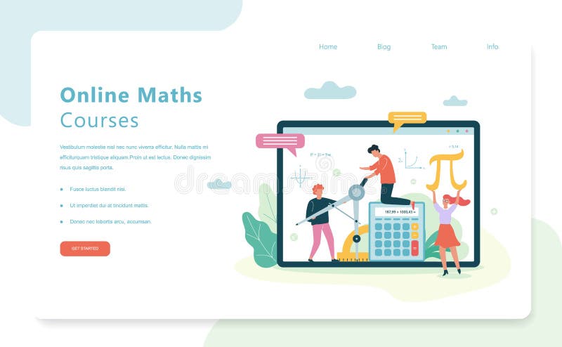 Math Courses Banner Stock Illustrations – 57 Math Courses Banner Stock ...