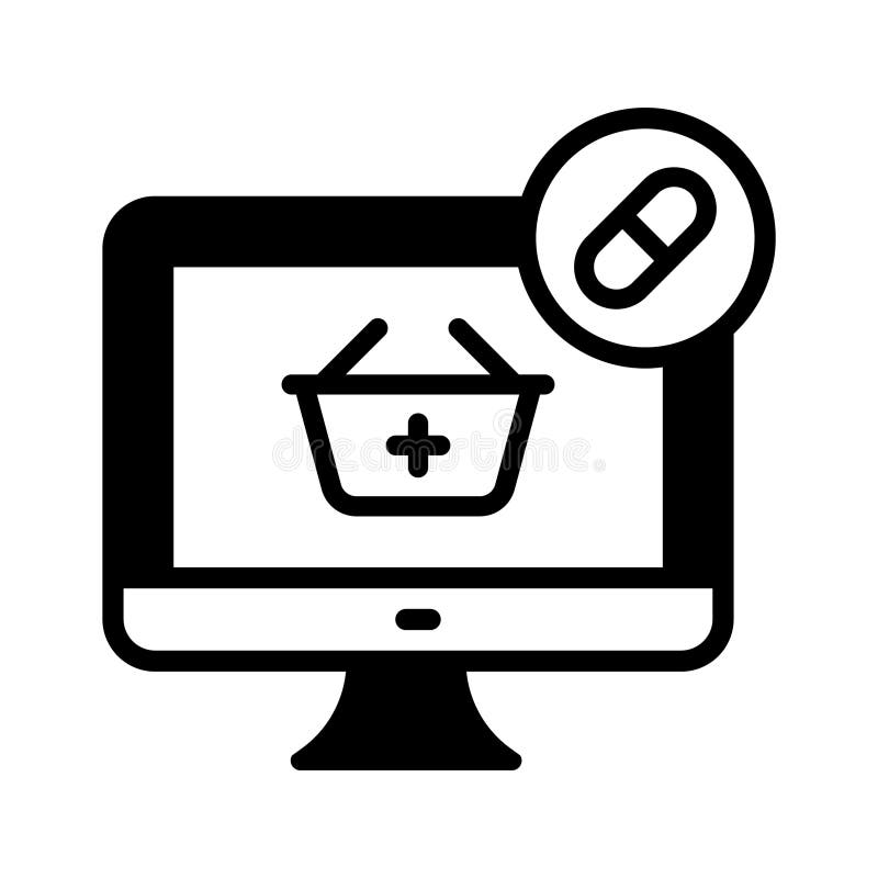 Online Medication stock vector. Illustration of pharmacy - 332693619