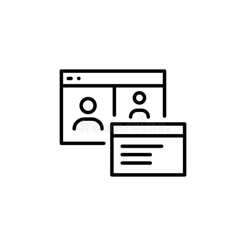 Online Meeting Icon Stock Illustrations – 28,427 Online Meeting Icon ...