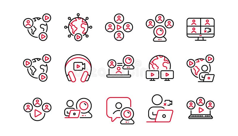 Virtual Training Icons Stock Illustrations – 912 Virtual Training Icons ...