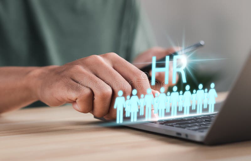 Human Resources (HR) Management Concept Stock Photo - Image of manager ...