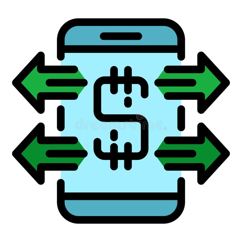 Online Monetization Icon Color Outline Vector Stock Vector ... Online Monetization Icon Color Outline Vector Stock Vector ...