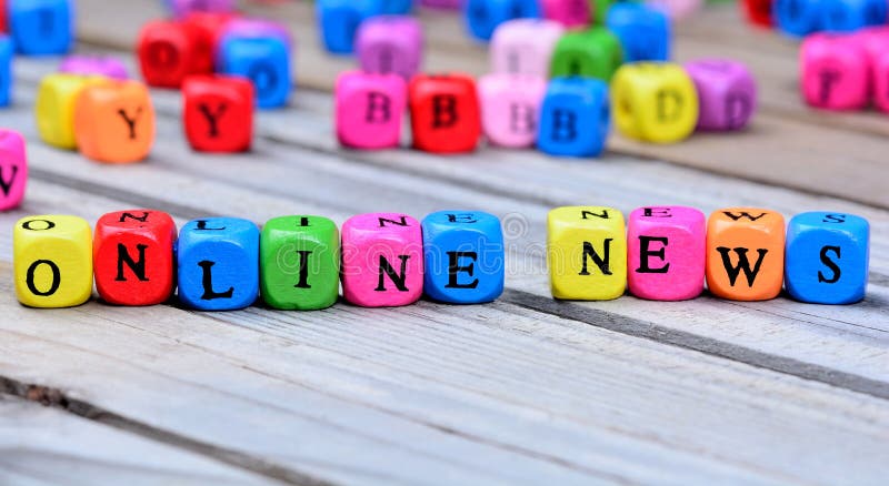 Breaking News Words on Table Stock Photo - Image of power, concept ...