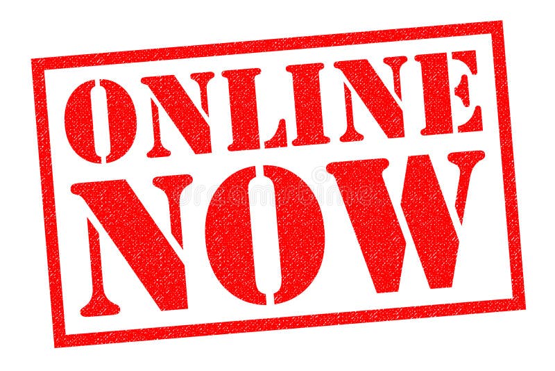 ONLINE NOW stock illustration. Illustration of feed, internet - 87242613
