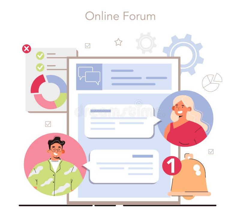 Online Office. Modern Virtual Office Developing and Moderating Stock ...