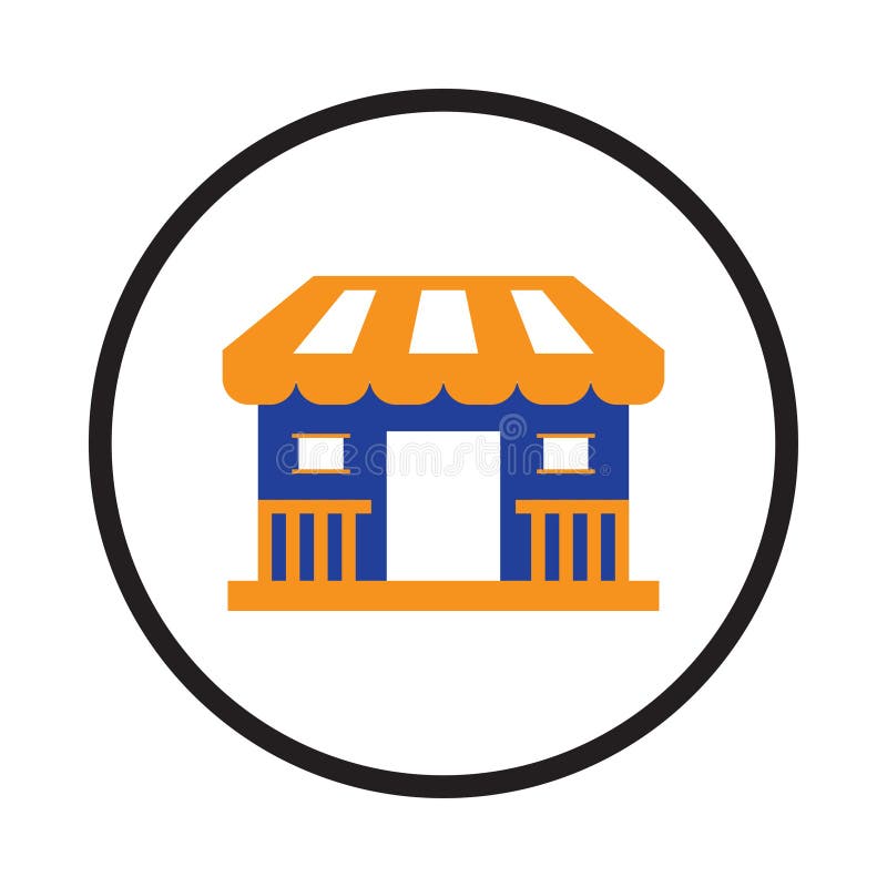 Online open store icon stock vector. Illustration of market - 269614024