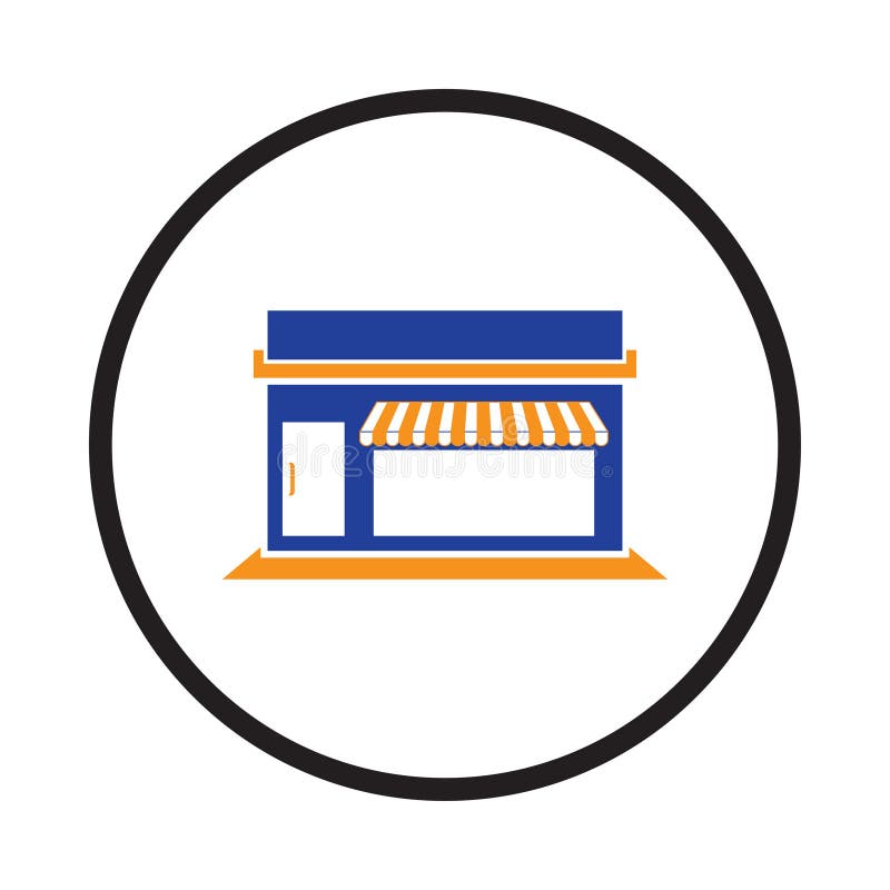 Online open store icon stock vector. Illustration of store - 269614064