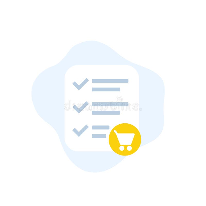 Procurement Shopping Cart Purchase Order Stock Illustrations – 91 ...