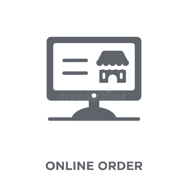 Ecommerce Icon Vector Isolated on White Background, Ecommerce Sign ...