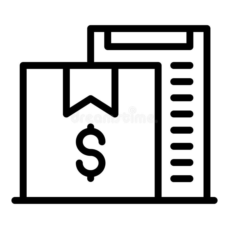 Online Order Icon Outline Vector. Fill Form Stock Illustration ...