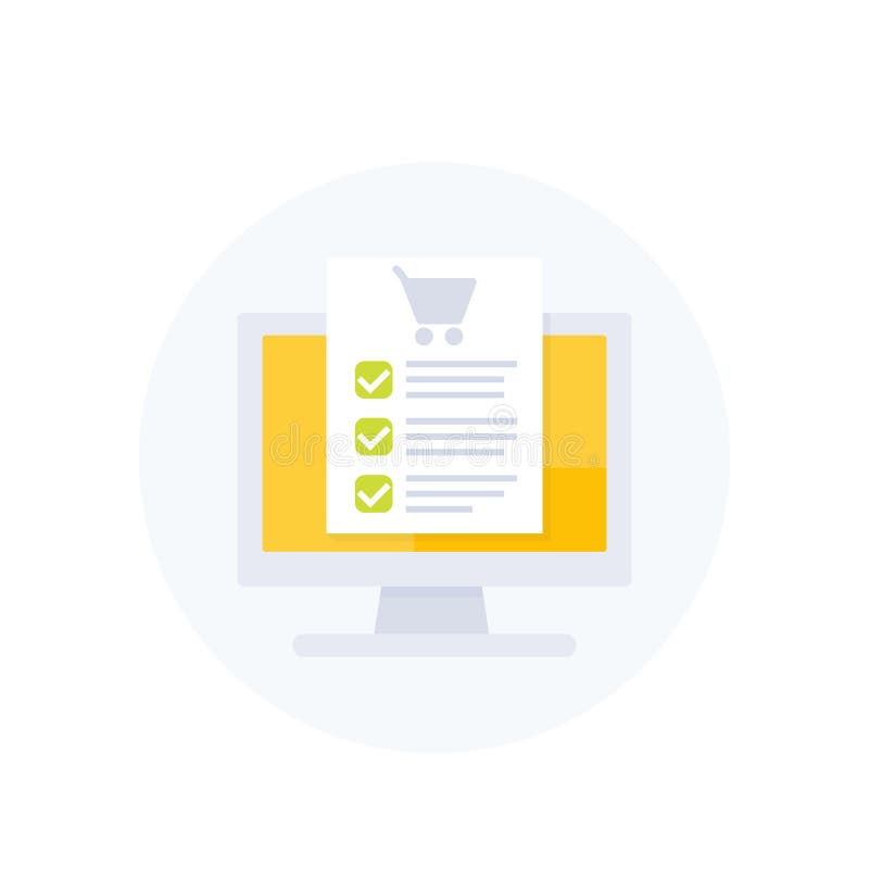 Purchase Order Form Stock Illustrations – 1,052 Purchase Order Form ...