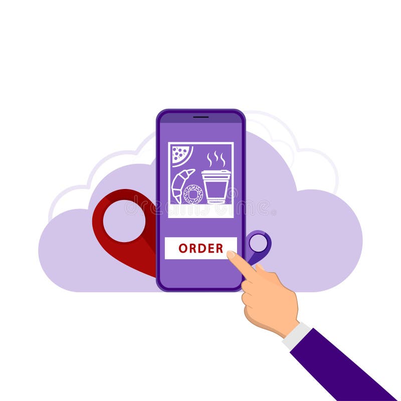 Online online ordering stock vector. Illustration of internet - 239588375
