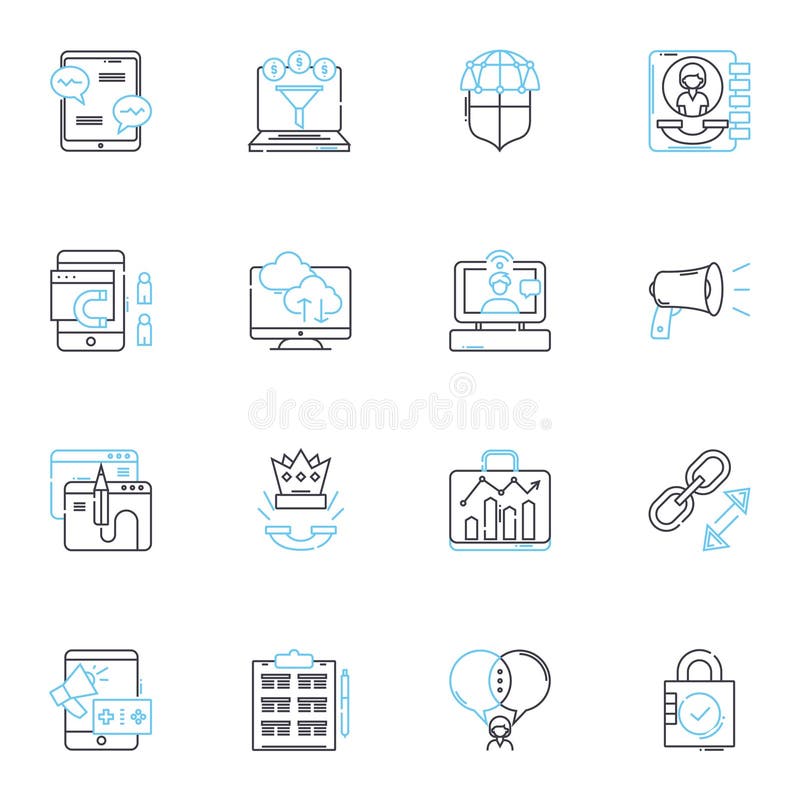 Online Partnership Linear Icons Set. Collaboration, Alliance ... Online Partnership Linear Icons Set. Collaboration, Alliance ...