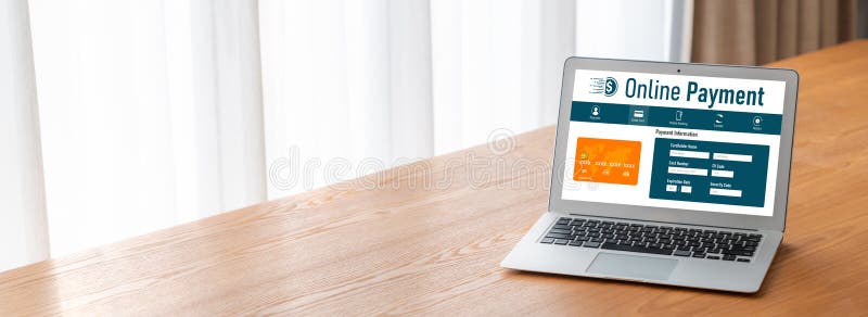 Online Payment Platform for Modish Money Transfer Stock Photo - Image ...