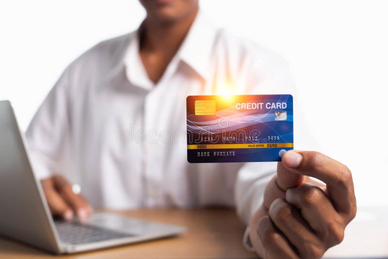 Online Payment and Shopping Concepts Stock Image - Image of yellow ...