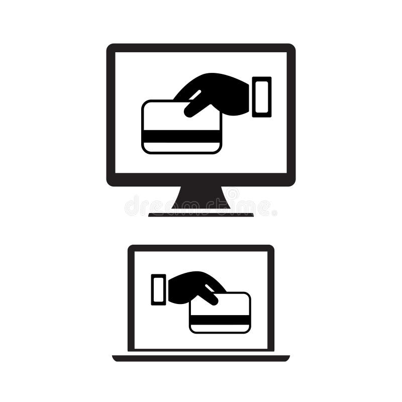 Online Payment Concept Illustration Stock Vector - Illustration of ...