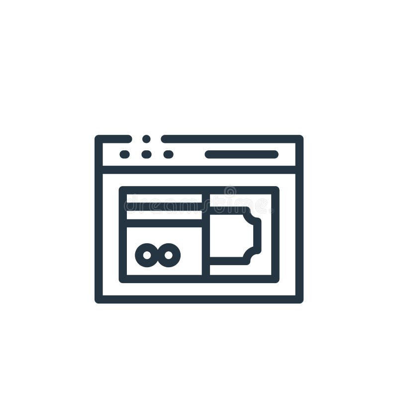 Online Payment Icon. Filled Online Payment Icon for Website Design and ...
