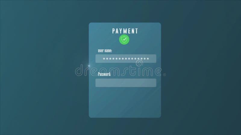 Online Payment Verification Digital Interface Transaction Process ...