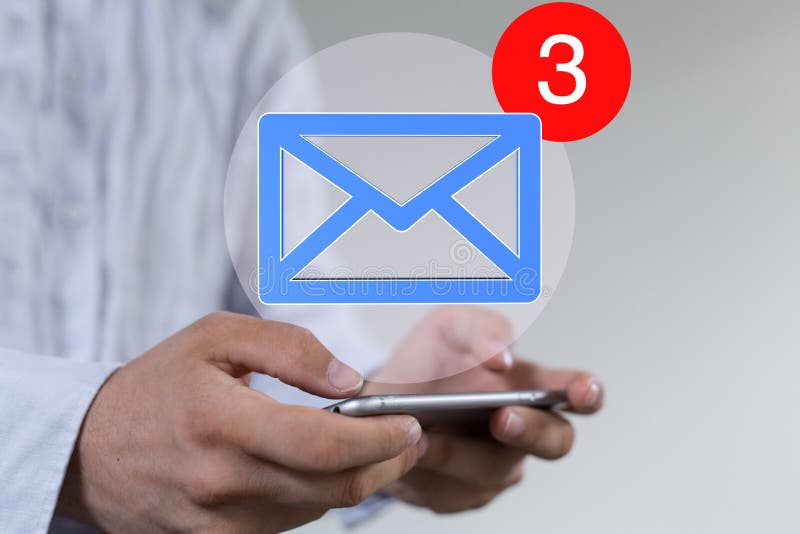 A Online People Network. Using Internet for Communication Stock Photo ...