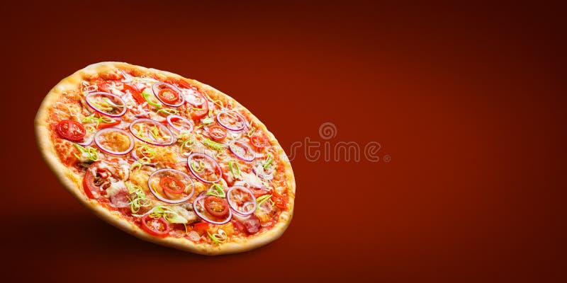 Online Pizza Ordering Concept Stock Photo - Image of concept, classic ...
