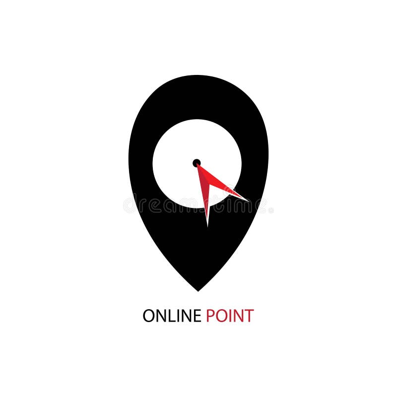 Online point logo vector stock vector. Illustration of tech - 185269829