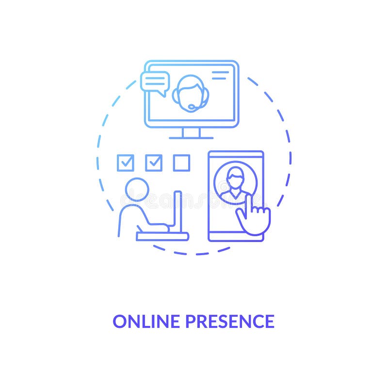 Digital Online Presence Stock Illustrations – 511 Digital Online ...