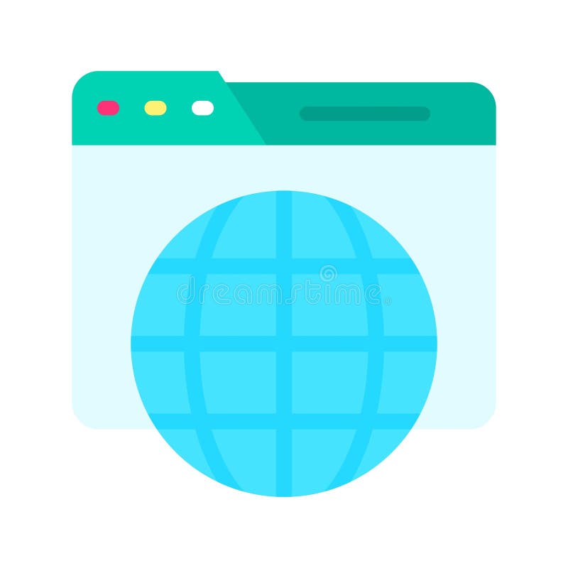 Online Presence Icon Image. Stock Vector - Illustration of responsive ...