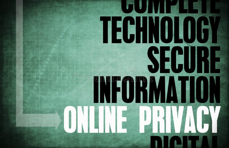 Online Privacy stock illustration. Illustration of wallpaper - 6390798