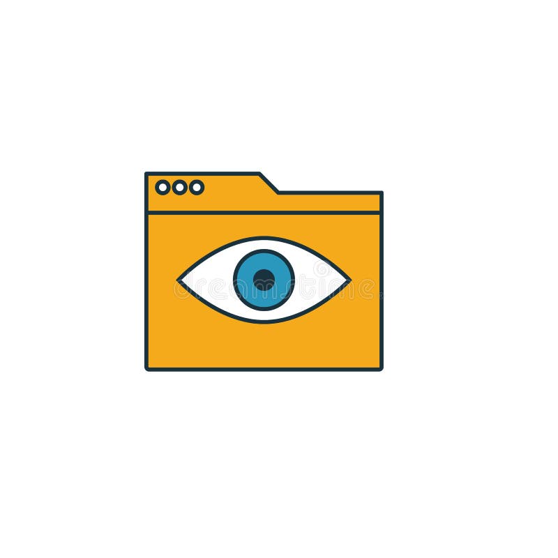 Online Privacy Icon. Simple Element from Web Development Icons ...