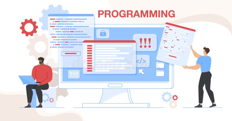 Html Coding Language Sign Device Programming Developing Concept Abstract Digital Wireframe
