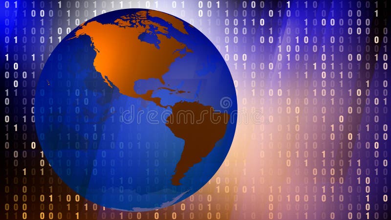Technology News Binary Globe Rectangles Future of Global Communication ... Technology News Binary Globe Rectangles Future of Global Communication ...