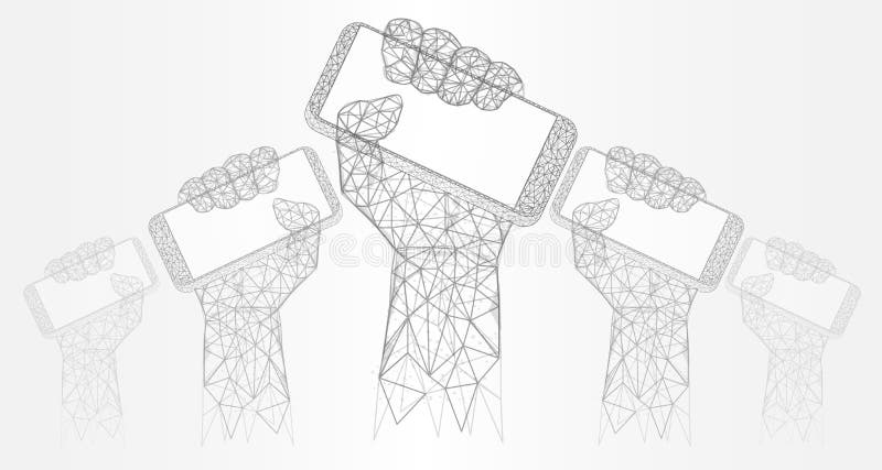 Revolution Hands Phone Stock Illustrations – 24 Revolution Hands Phone ...