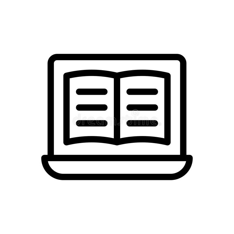 Online reading stock vector. Illustration of video, learn - 211037101