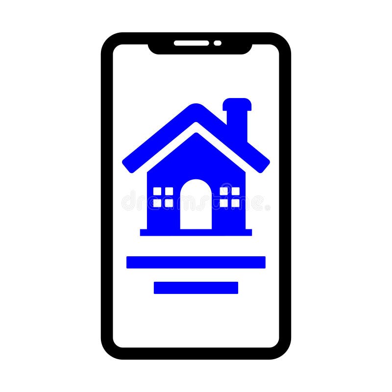 Online Real Estate Support Icon Stock Vector - Illustration of graphic ...