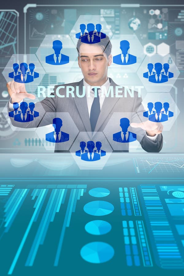 Online Recruitment and Job Search Concept Stock Image - Image of ...