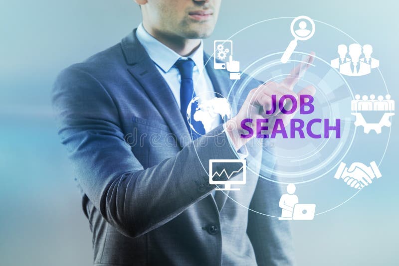 Online Recruitment and Job Search Concept Stock Image - Image of ...