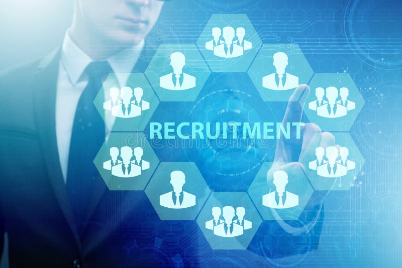 Online Recruitment and Job Search Concept Stock Image - Image of ...