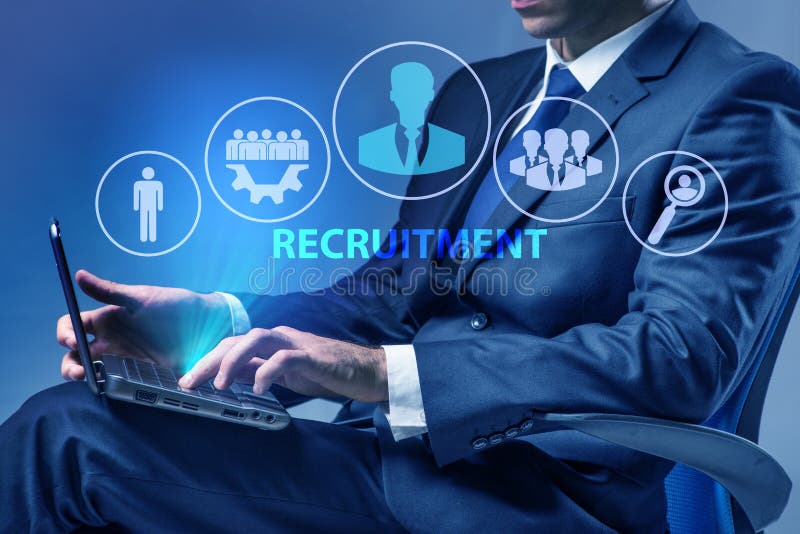 Online Recruitment and Job Search Concept Stock Photo - Image of ...