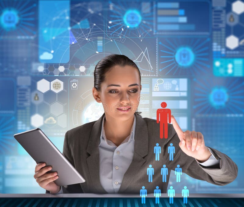 Online Recruitment and Job Search Concept Stock Photo - Image of hiring ...