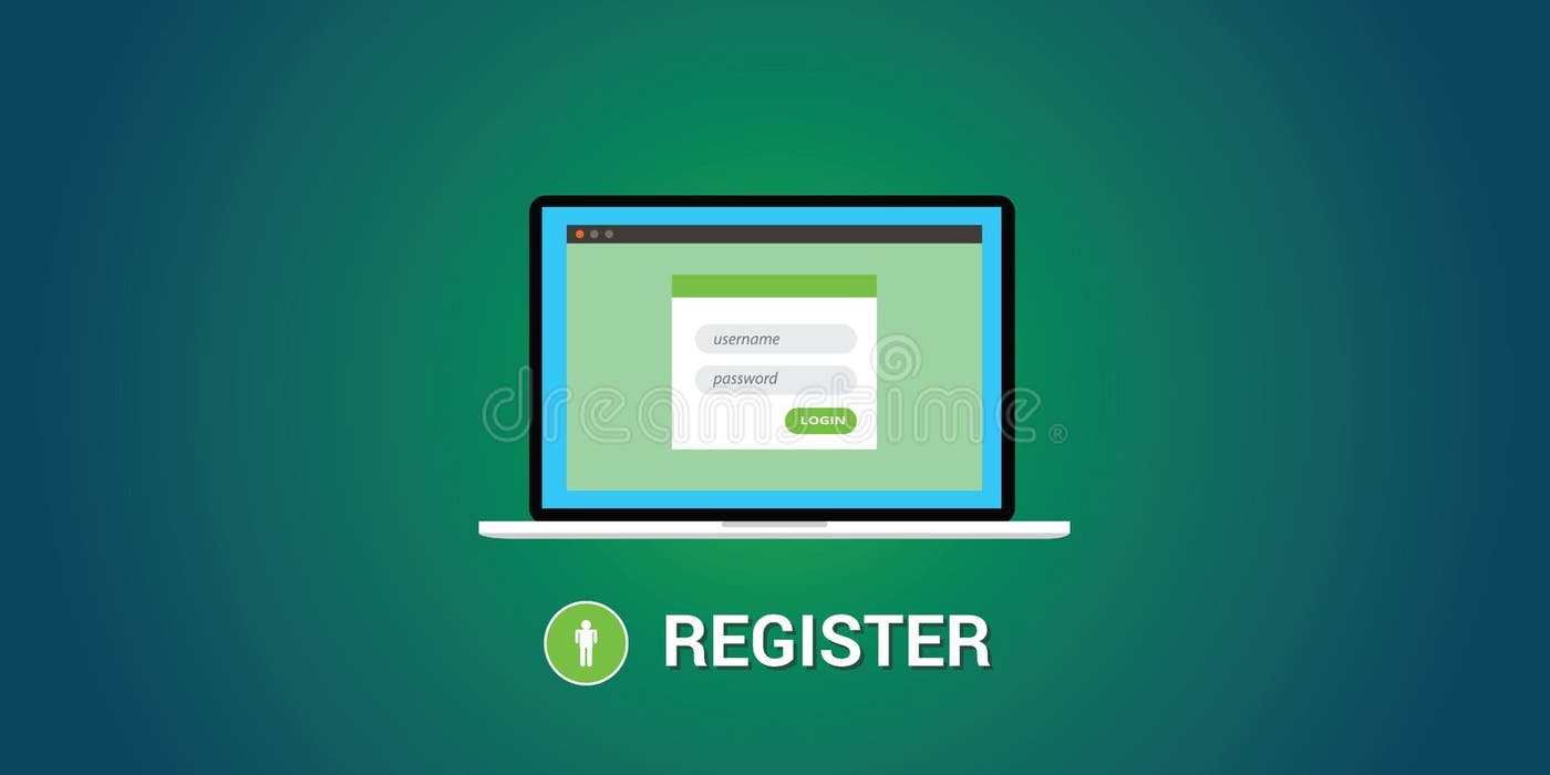 Online Registration Stock Illustrations – 15,942 Online Registration ...