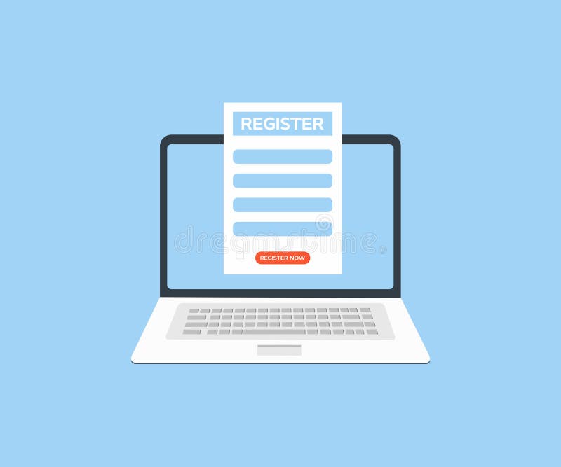 Registration Sign Up User Interface Stock Illustrations – 638 ...