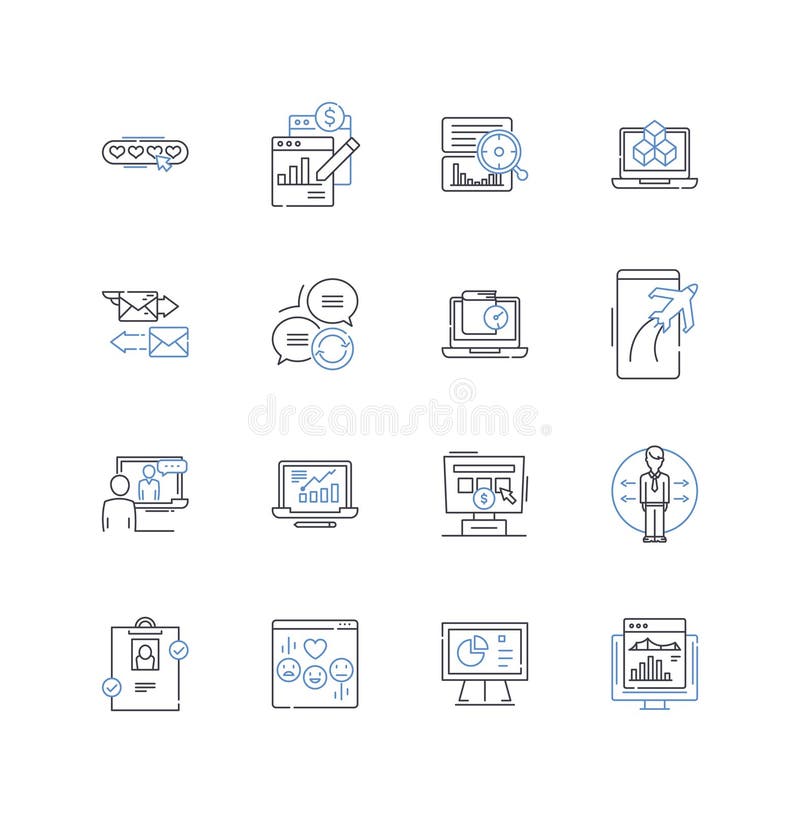 Online Resources Line Icons Collection. Internet, Web, Websites ... Online Resources Line Icons Collection. Internet, Web, Websites ...