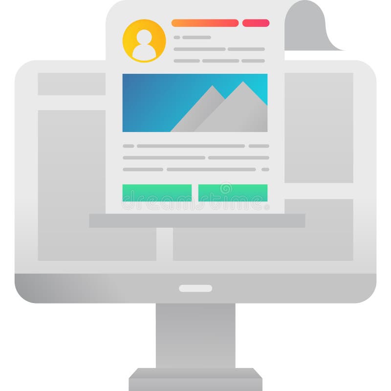 Resume Icon Stock Illustrations – 23,682 Resume Icon Stock ...