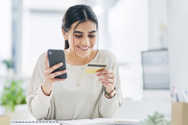 Online Retail Makes Life a Lot More Convenient. a Young Businesswoman ... Online Retail Makes Life a Lot More Convenient. a Young Businesswoman ...