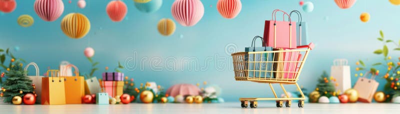 Online Retail Transformation, Digital Shopping Evolution, 3D ...