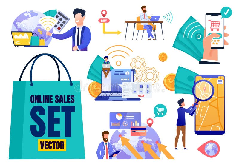 Sales Vector People stock vector. Illustration of human - 31333109